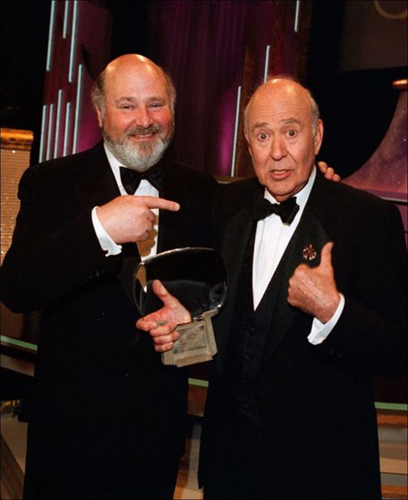Rob Reiner and his famous dad, comedy writer actor, Carl Reiner ...