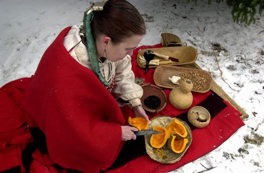 Native American Eating Table