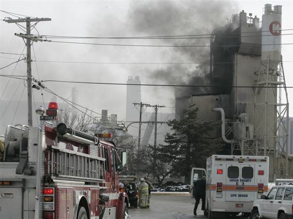 Cement plant fire | The Blade