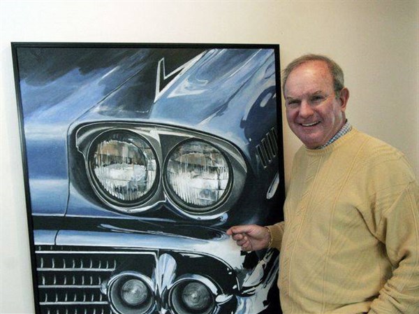 Artist gives glimpse of classic cars through his paintings | The Blade