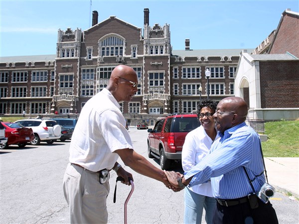 Alumni from the class of 1959 reminisce on tour of Scott High School ...