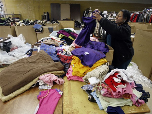 Volunteers sought to help give away tons of clothes at Cherry Street ...