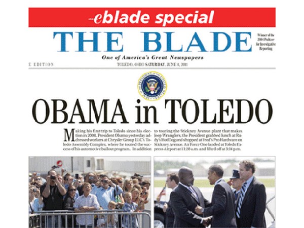eBlade special section on Obama visit | Toledo Blade