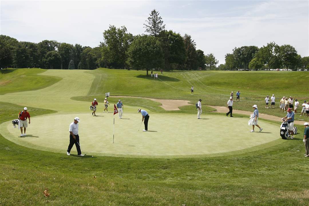 U.S. Senior Open Practice Rounds at Inverness - The Blade