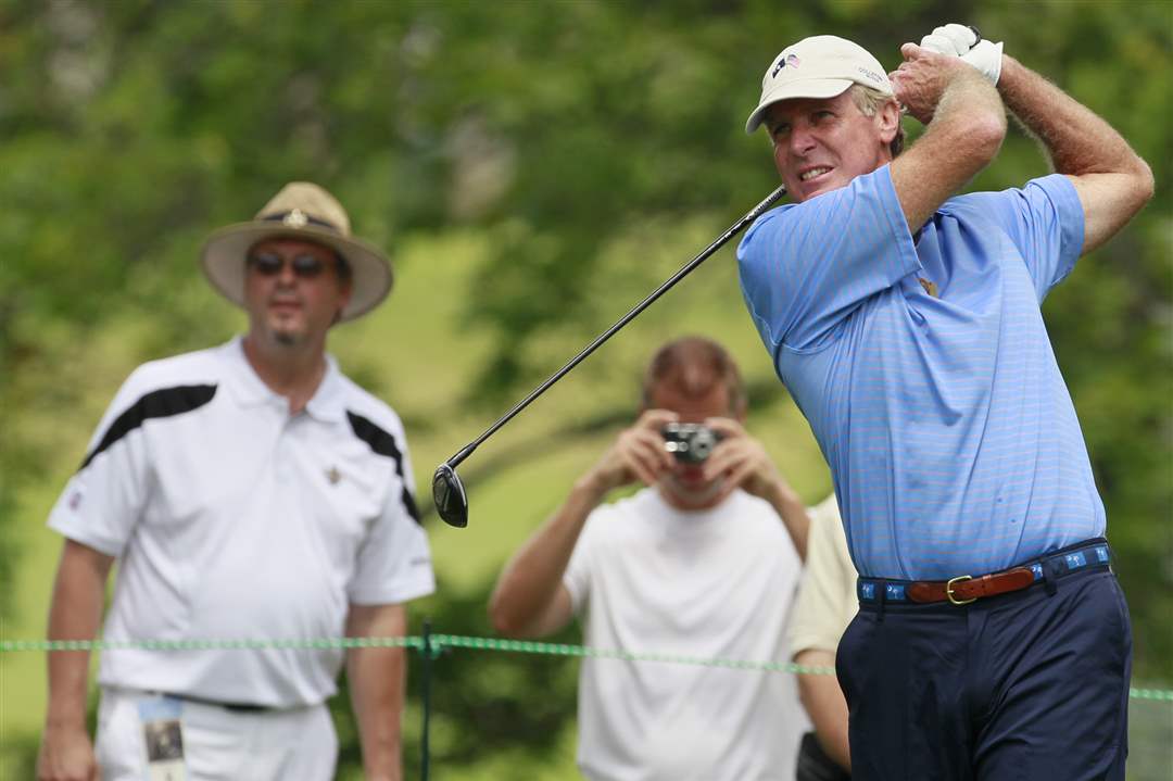 U.S. Senior Open Practice Rounds at Inverness - The Blade