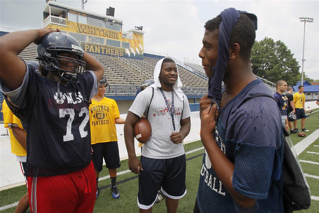 Whitmer Panthers football camp - The Blade