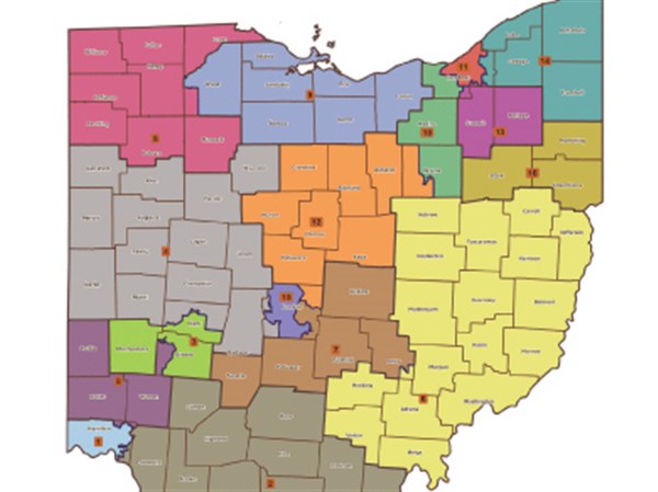 Ohio Democrats introduce alternative redistricting map they claim is ...