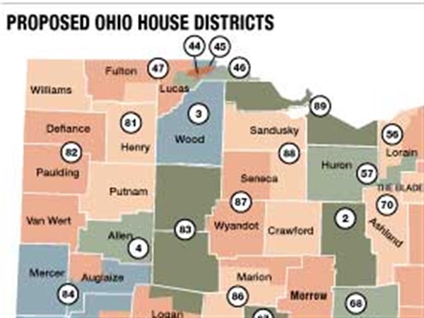 Ohio House map pinches 2 area Dems | The Blade