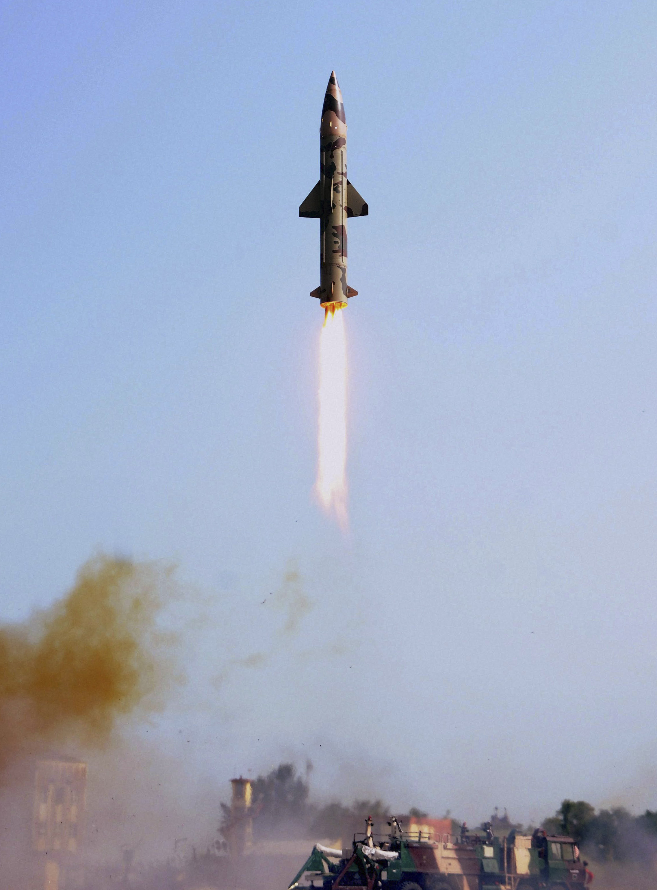 India successfully tests nuclear-capable short-range Prithvi missile ...