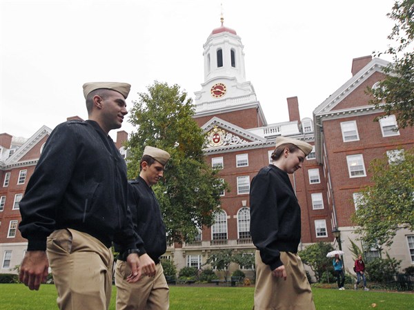 ROTC returns to Ivy League universities with long military traditions ...