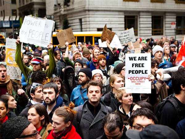 Hundreds of protesters march on Wall Street | The Blade