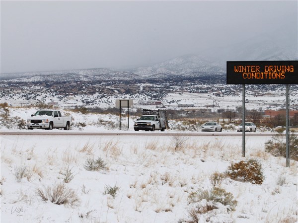 Winter storm blankets most of New Mexico with snow | The Blade