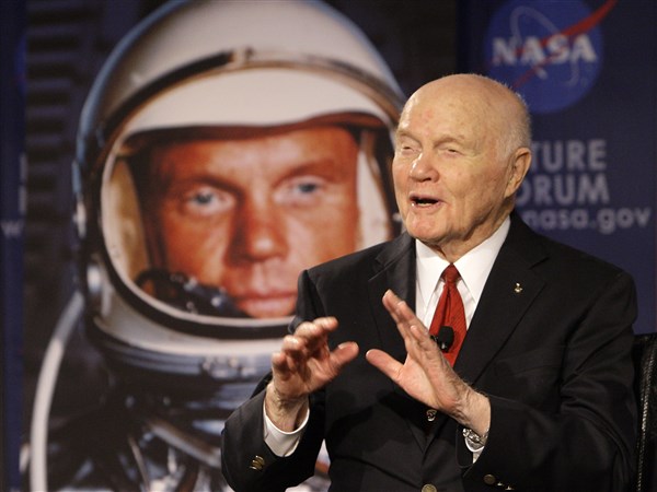 At Ohio State, John Glenn chats live with space station to mark 50 ...
