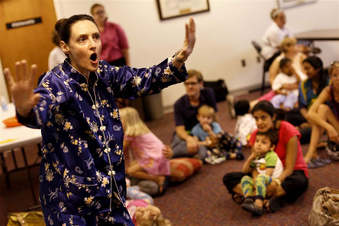 Sylvania Library PajamaRama Party - The Blade