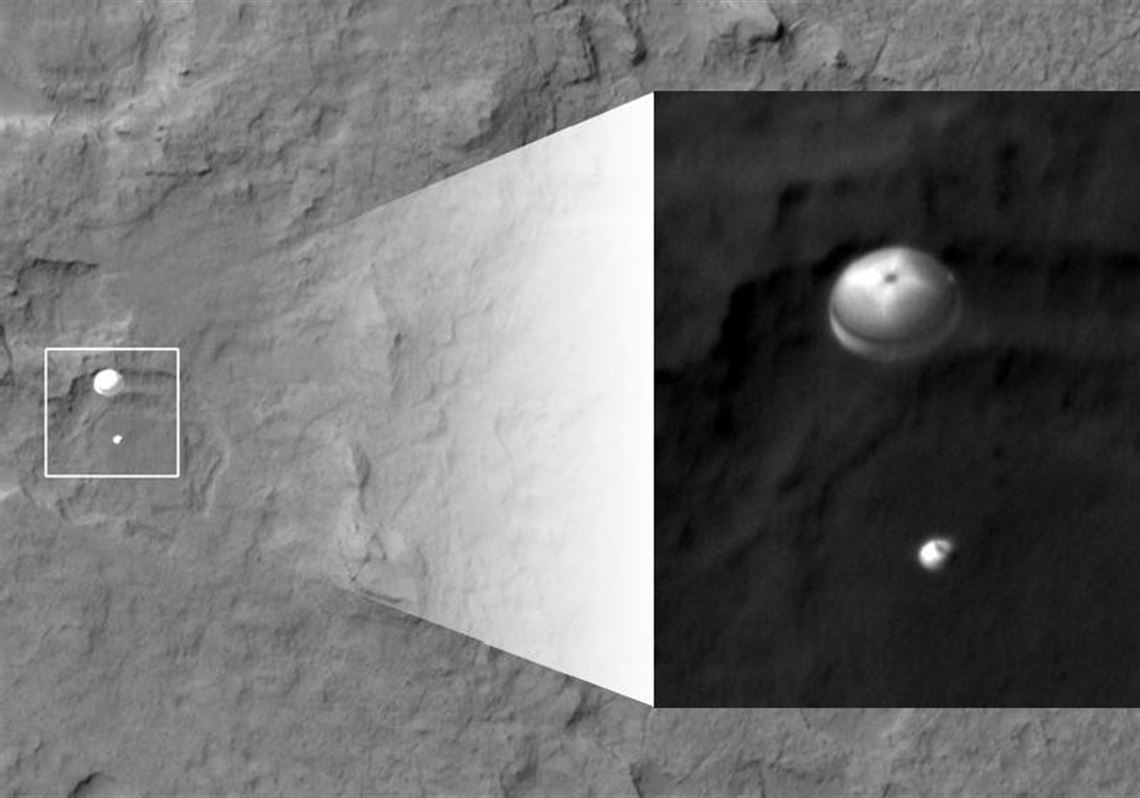 Curiosity Mars Rover Shadow