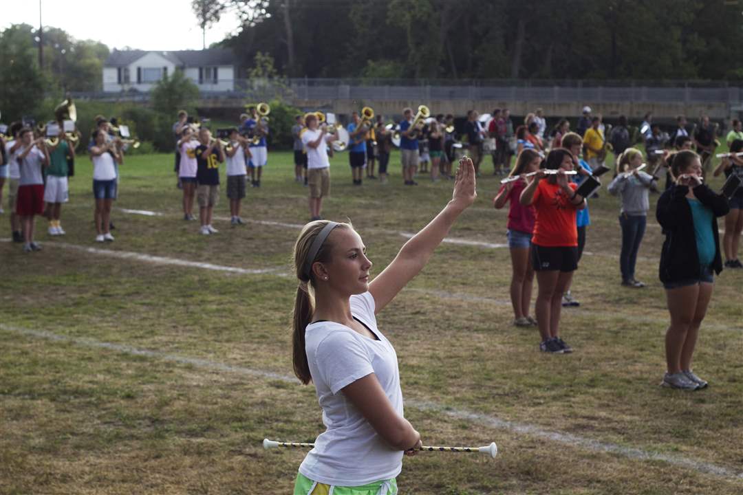 Northview Marching Band Practice - The Blade