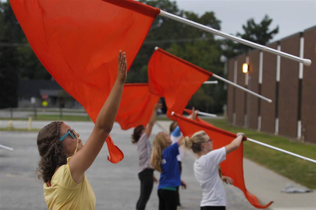 Flag Line practice at Southview - The Blade