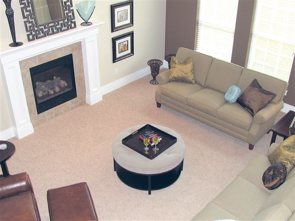 The Barrington By Saba Custom Homes: A model home in a model ...