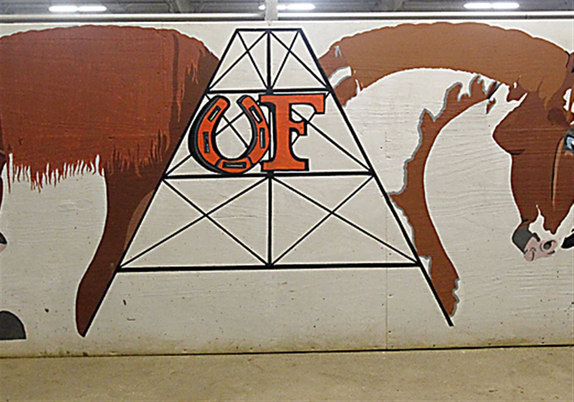 Findlay University Logo Univ Of Findlay Oilers Stacked Two Color