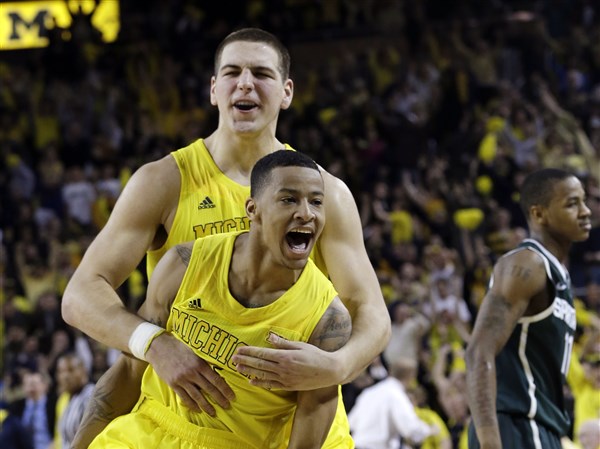 Burke's defensive plays help Michigan beat Michigan State | The Blade