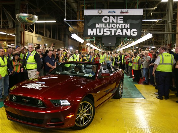 Ford's Flat Rock Assembly Plant produces its one millionth Mustang ...