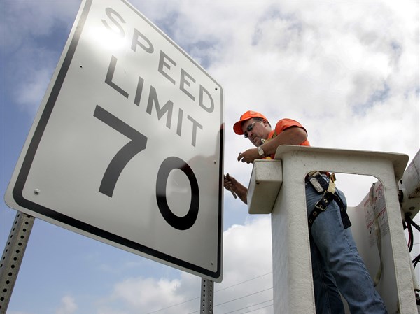 Speed limits rising to 70 mph for some state roads Sunday | The Blade