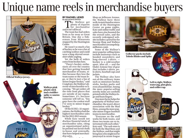 Unique name reels in merchandise buyers | The Blade