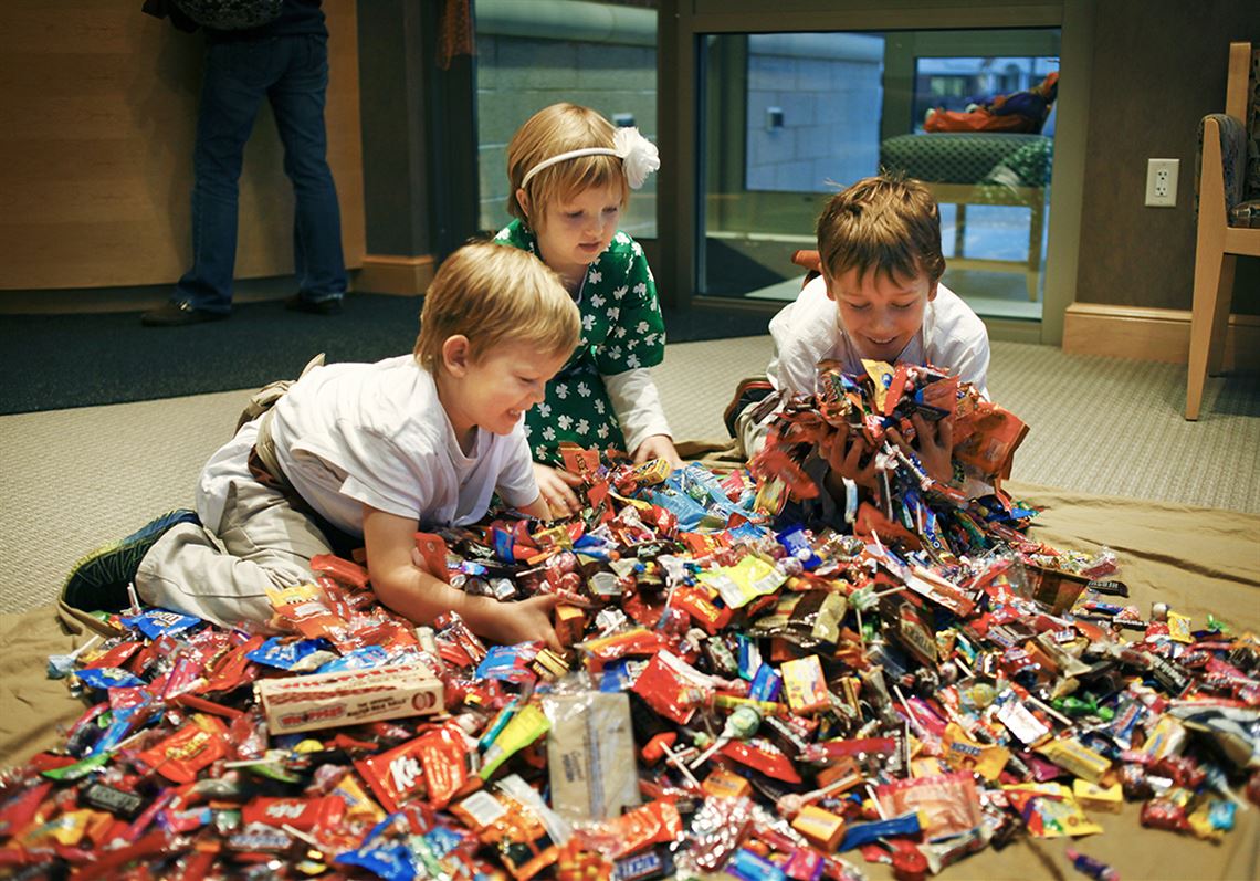 Halloween Candy Pile
