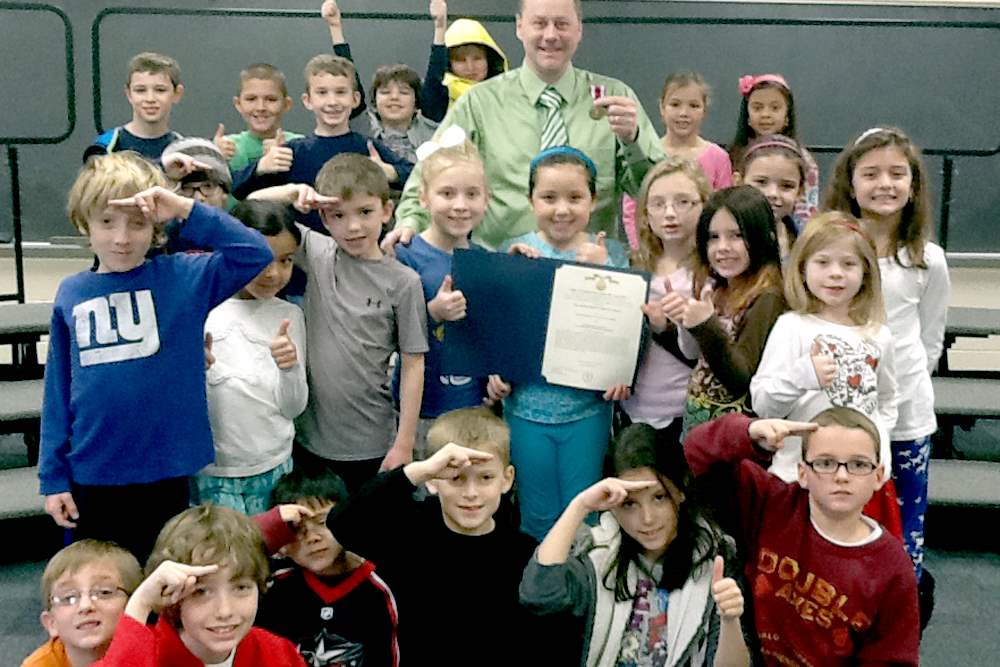 Ft. Meigs teacher awarded medal - The Blade
