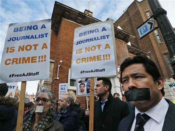 Al-Jazeera reporters go on trial in Egypt | The Blade