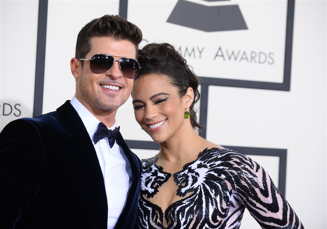 Paula Patton And Robin Thicke 16