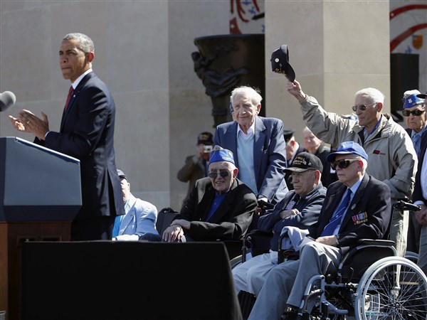 Obama honors WWII, 9/11 generations at Normandy | The Blade