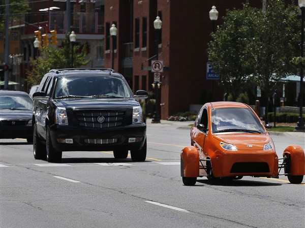 3-wheeled, high-mileage vehicle nears 2016 launch | The Blade