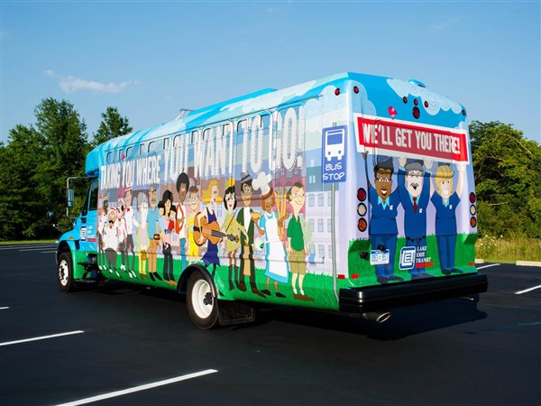 Lake Erie Transit unveils eye-popping bus design | The Blade