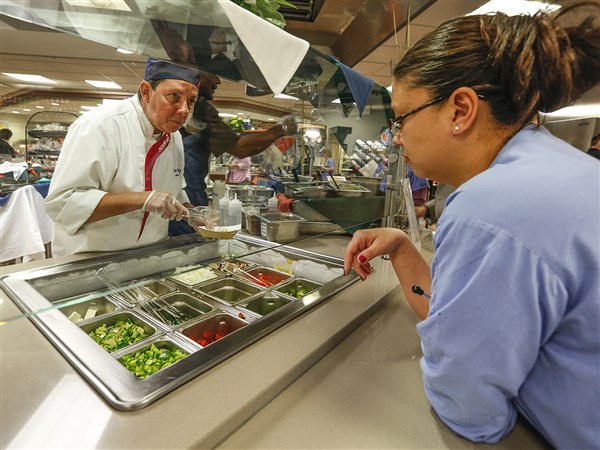 Hospitals offer healthy choices on new menus | The Blade