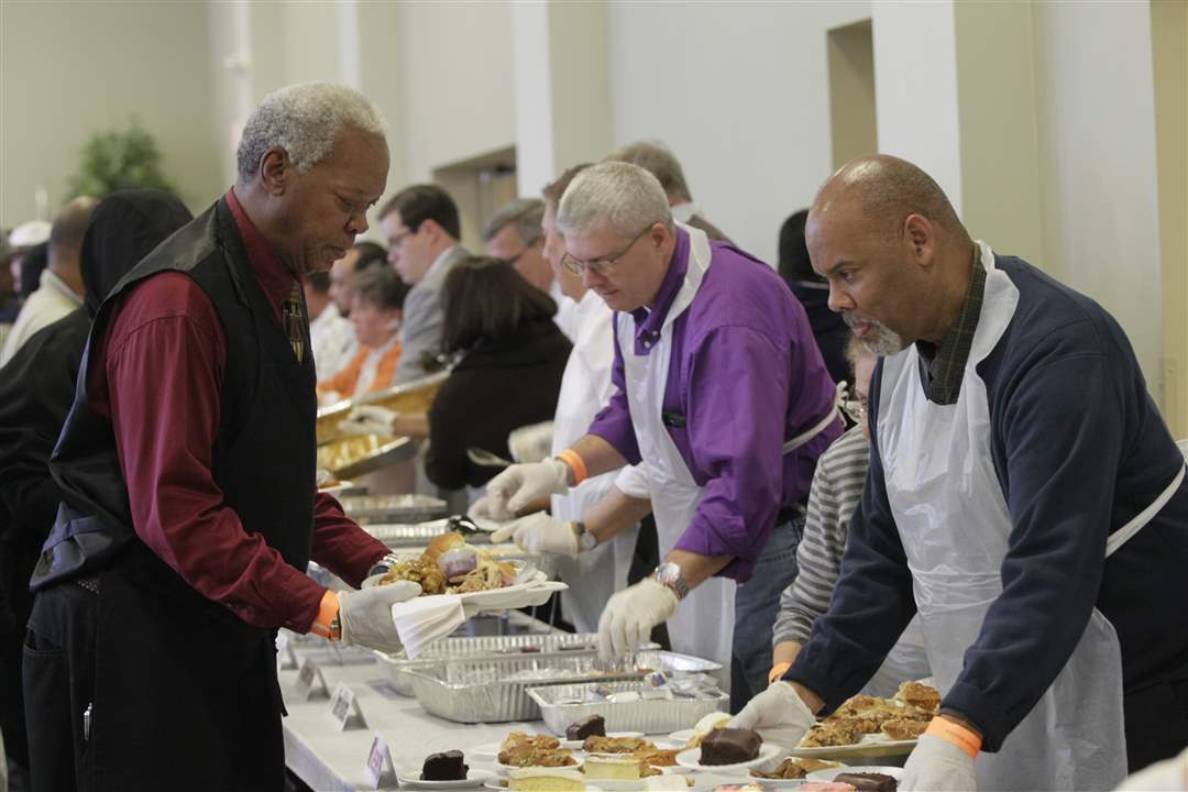 Luncheon for the homeless - The Blade