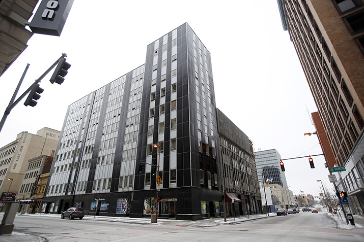 Nasby Building in Toledo Ohio. Built 1895, "renovated" in the 1960's ...