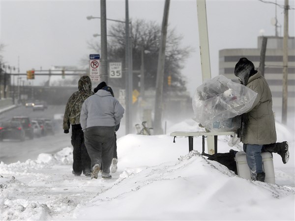 Snow, icy wind whip region | The Blade
