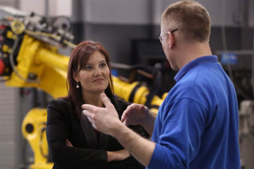 Lt. Gov. Taylor visits Penta Career Center - The Blade