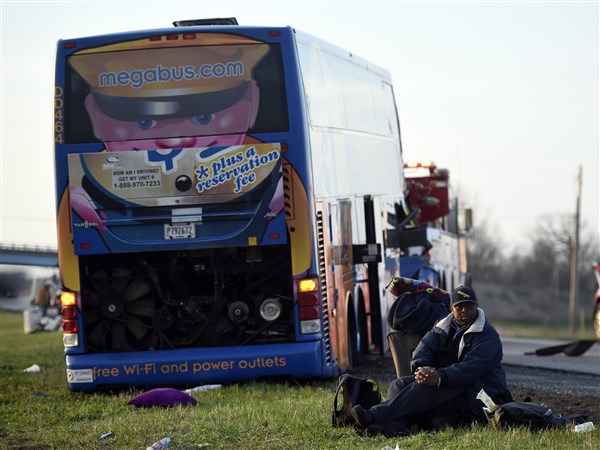 Indiana State Police: 19 passengers hurt when Megabus double-decker ...