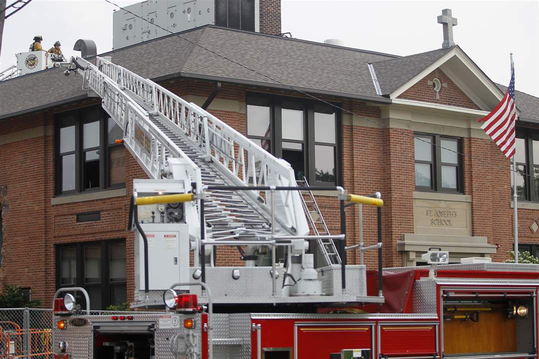 St. Joseph's School fire - The Blade