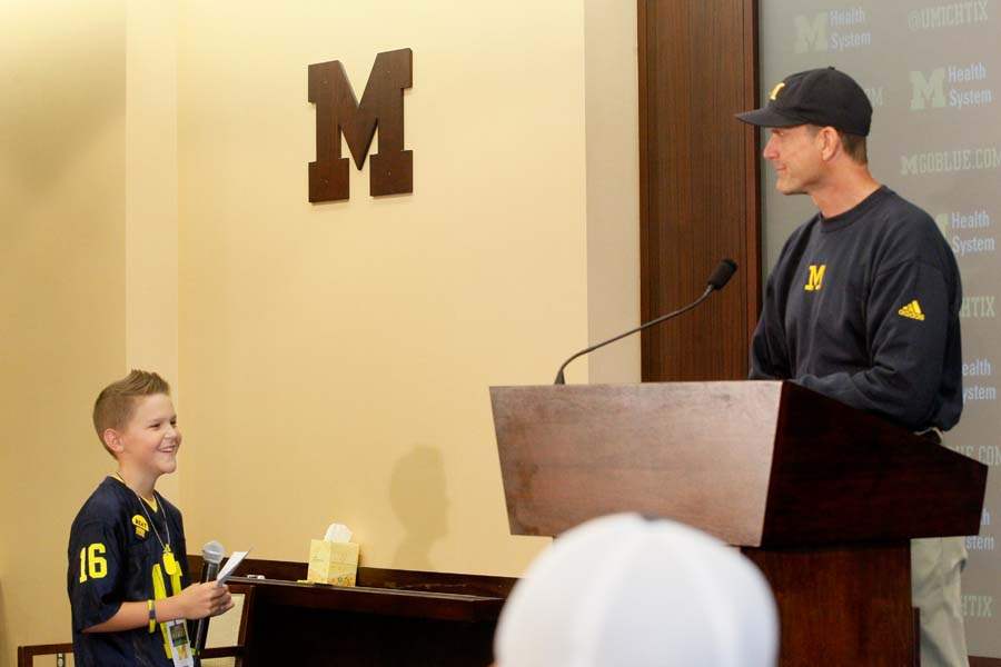 Wolverines football media day - The Blade
