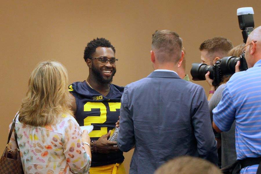 Wolverines football media day - The Blade
