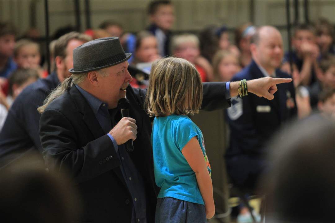Veterans Day assembly at Fort Meigs Elementary School - The Blade