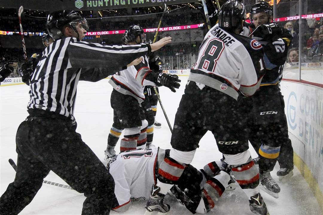 IN PICTURES: Walleye blank Brampton - The Blade