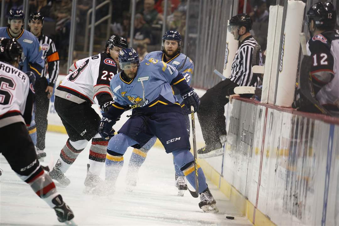 IN PICTURES: Walleye blank Brampton - The Blade