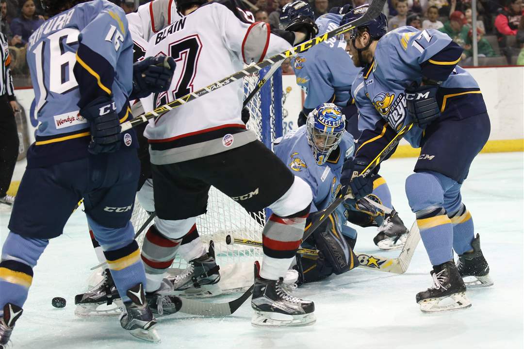 IN PICTURES: Walleye blank Brampton - The Blade