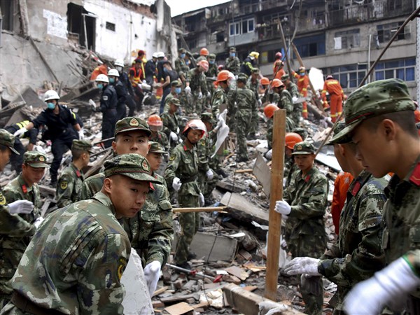 Death toll rises to 22 in eastern China building collapse | The Blade