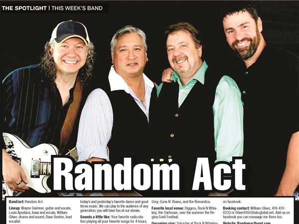 Spotlight band: Random Act | The Blade