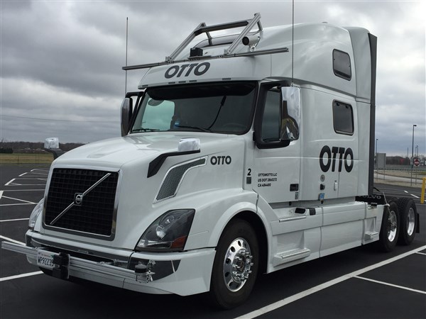 'Otto' the self-driving truck travels Ohio Turnpike | The Blade